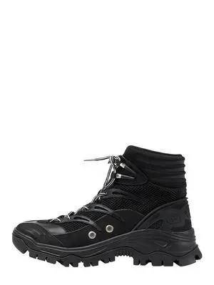 Gucci Lace Up Boot - Black