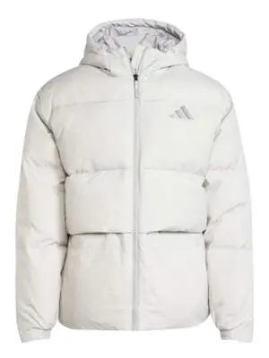 Adidas Padded Hooded Down Jacket - White
