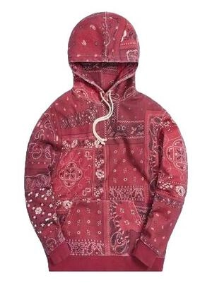 Kith Deconstructed Bandana Williams Iii Hoodie - Pyre