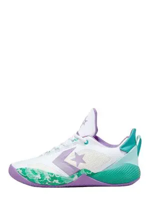 CONVERSE All Star Bb Shift Low Top Sneakers - White/green/purple