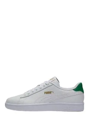 PUMA Smash V2 Low Top Sneakers - White/green