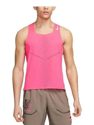 Nike Dri-fit Adv Aeroswift Racing Running Singlet - Pink