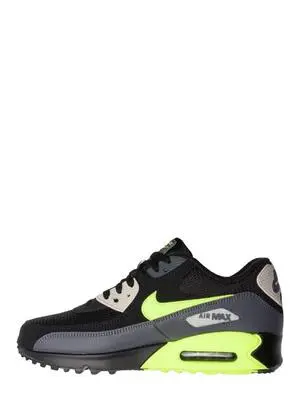 Nike Max 90 Essential Low Top Sneakers - Dark Grey/volt-black-light Bone