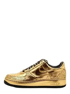 Nike Force 1 Low Supreme I/o "closing Ceremony - Goldyellowgold/goldyellowgold/black