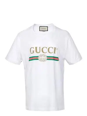Gucci Gucci Washed Jersey Oversize T-shirt 'white' White