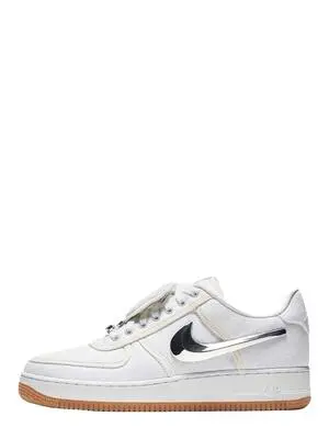Nike X Travis Scott Air Force 1 Low Top Sneakers - White