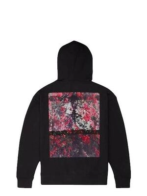 CONVERSE X Shaniqwa Jarvis Pullover Hoodie With Floral Graphic - Black
