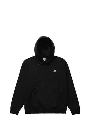 Nike Embroidered Logo Hooded Pullover - Black