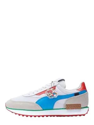 PUMA Nintendo X Future Rider 'super Mario 64' Sneakers - White/red/blue