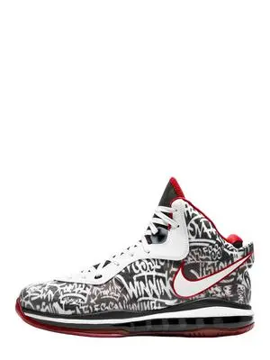 Nike Lebron "graffiti" High Top Sneakers - Black