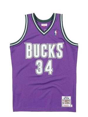 Mitchell & Ness Milwaukee Bucks Ray Allen 2000-01 Authentic Jersey - Multi-color