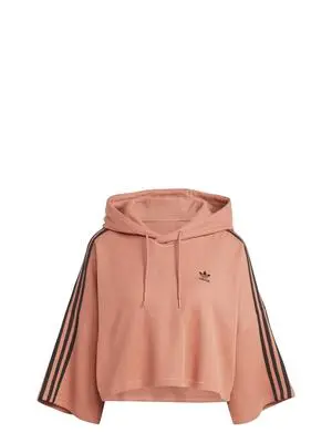 Adidas Adicolor Cropped Hoodie - Pink/black