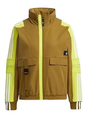 Adidas Str Jacket Warm Training Sports Storage Hooded Fleece Lined Jacket - Default Color