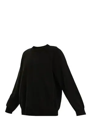 Adidas Y-3 Loose Round Neck Long Sleeves Pullover - Black