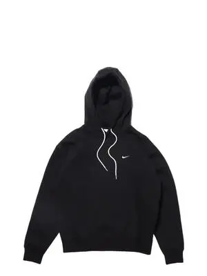 Nike Logo Embroidered Solid Color Fleece Lined Black - Multi-color