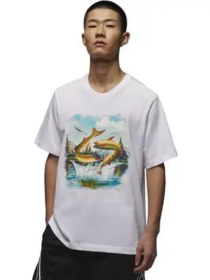 Nike As J Ss Crew Ld T-shirt - White