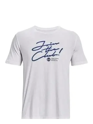 Under Armour Join The Club T-shirt 'white - White/blue