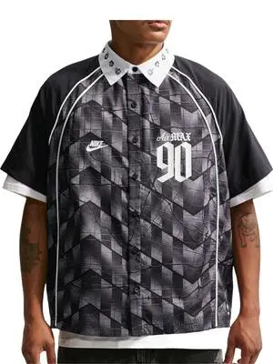 Nike Dri-fit Bowler Skateboard Shirt - Black/white