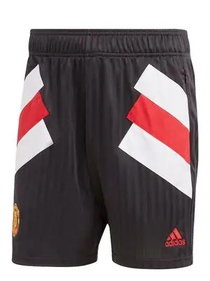 Adidas Manchester United Icon Shorts - Black/red/white