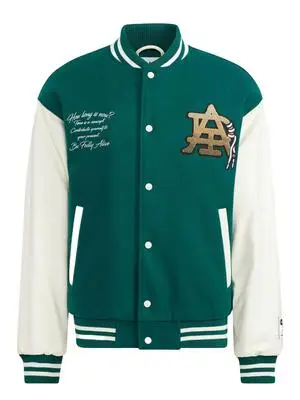 Adidas Originals Varsity Jacket - Green/white