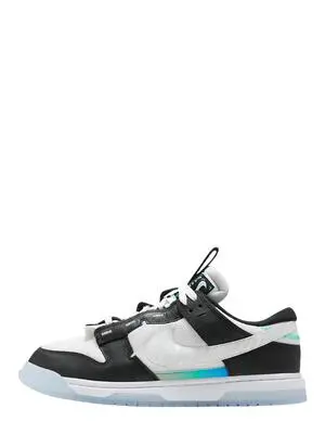 Nike Dunk Remastered 'unlock Your Space' Sneakers - White/white-ice Blue-black-lt Menta-saturn Gold