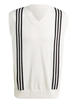 Adidas Knitted Vest - White/black