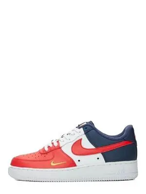 Nike Force 1 Low '07 Lv8 Athletic Sneakers - Red/white