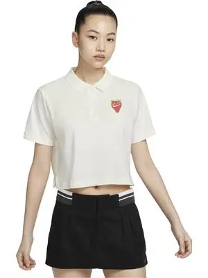 Nike Graphic Polo Shirt - White/red