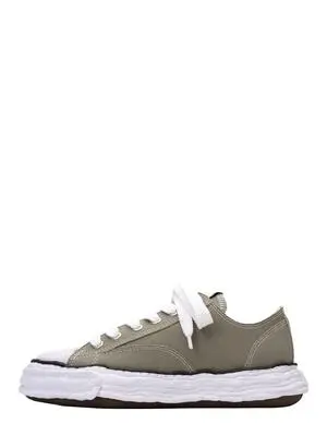 Mihara Yasuhiro Maison MIHARA YASUHIRO Peterson 23 OG Sole Canvas Low Top Sneakers Green
