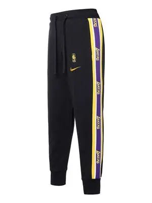 Nike Los Angeles Lakers Basketball Sports Pants - Black