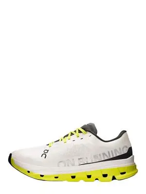 On Cloudflow 5 Athletic Sneakers - White/lime