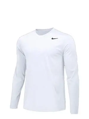 Nike Team Legend Long Sleeve Training Tee - White
