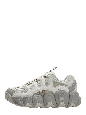 FILA Croissant Chunky Lace-up Sneakers - White/grey