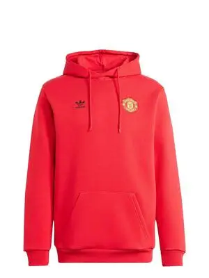 Adidas Manchester United Trefoil Hoodie - Red