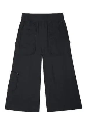 CONVERSE Knit Cargo Straight Casual Trousers - Black