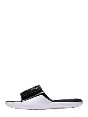 JORDAN Air Hydro 7 Metallic Gold Slides - Black
