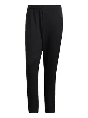 Adidas Wj Kn Pm Pnt Solid Color Training Running Sports Pants/trousers/joggers - Black