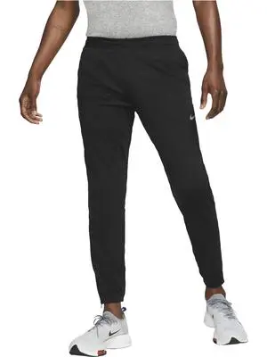 Nike Sports Fitness Training Running Knit Long Pants/trousers Autumn - Black