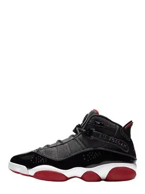 JORDAN 6 Rings Varsity Red Athletic Sneakers - Black