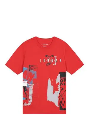 JORDAN Sport Dna Ss20 Printed Short Sleeve Tee - Red