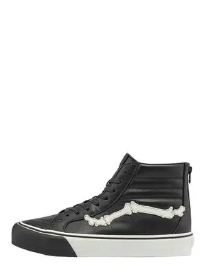 VANS Blends X Sk8-hi Reissue Zip Lx 'bones' High Top Sneakers - Black