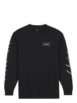 JORDAN Long-sleeve T-shirt X Union - Black