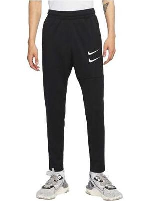 Nike Swoosh Knitted Sports Trousers - Black