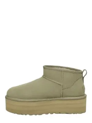 UGG Classic Ultra Mini Platform Boots - Green