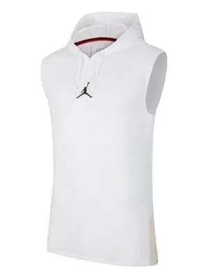 JORDAN Air Dri-fit Hooded Vest - White