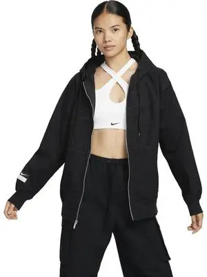 Nike Bis Swoosh Zip-up Jacket - Black