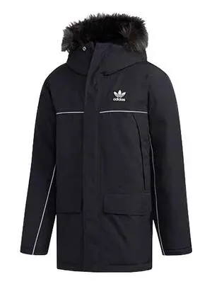 Adidas Originals Hooded Long Sleeve Down Jacket - Default Color