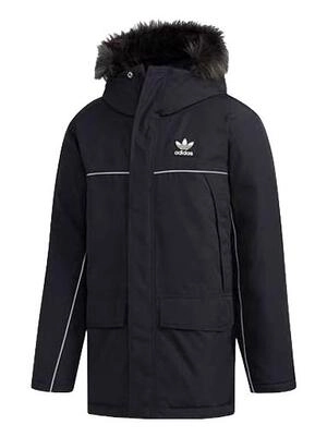 Adidas Originals Hooded Long Sleeve Down Jacket - Default Color