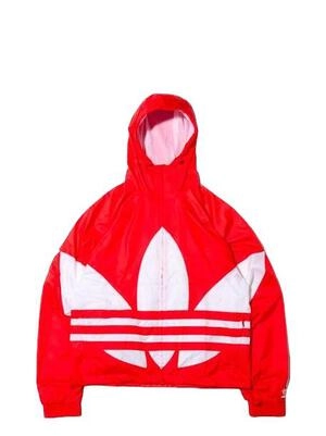 Adidas Originals Big Trefoil Hooded Jacket - Red