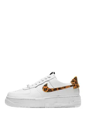 Nike Force 1 Pixel Se Leopard Print Sneakers - White